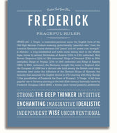 Frederick | Name Art Print – Name Stories