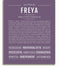 Freya | Name Art Print – Name Stories