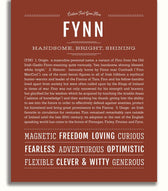 Fynn | Name Art Print – Name Stories