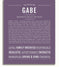 Gabe | Name Art Print – Name Stories