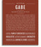 Gabe | Name Art Print – Name Stories