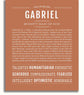 Gabriel | Name Art Print – Name Stories