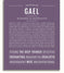 Gael Personalized Name Meaning Art Prints – Name Stories