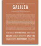 Galilea Personalized Name Meaning Art Prints – Name Stories