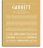 Garrett | Name Art Print – Name Stories