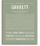 Garrett | Name Art Print – Name Stories