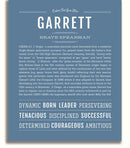 Garrett | Name Art Print – Name Stories