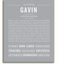 Gavin | Name Art Print – Name Stories