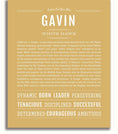 Gavin | Name Art Print – Name Stories