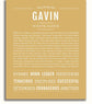 Gavin | Name Art Print – Name Stories