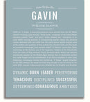 Gavin | Name Art Print – Name Stories