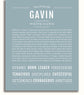Gavin | Name Art Print – Name Stories