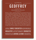 Geoffrey | Name Art Print – Name Stories
