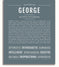 George | Name Art Print – Name Stories