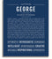 George | Name Art Print – Name Stories