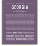 Georgia Personalized Name Meaning Art Prints – Name Stories
