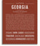 Georgia | Name Art Print – Name Stories