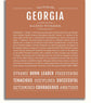 Georgia | Name Art Print – Name Stories