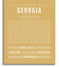 Georgia | Name Art Print – Name Stories