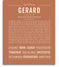 Gerard | Name Art Print – Name Stories