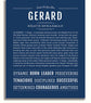 Gerard | Name Art Print – Name Stories