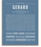 Gerard Personalized Name Meaning Art Prints – Name Stories