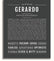 Gerardo | Name Art Print – Name Stories