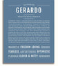 Gerardo | Name Art Print – Name Stories