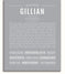 Gillian | Name Art Print – Name Stories