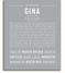 Gina | Name Art Print – Name Stories