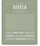 Gisela | Name Art Print – Name Stories