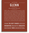 Glenn | Name Art Print – Name Stories