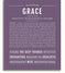 Grace | Name Art Print – Name Stories