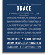 Grace | Name Art Print – Name Stories