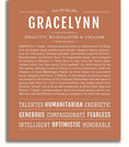 Gracelynn | Name Art Print – Name Stories