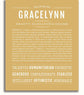 Gracelynn | Name Art Print – Name Stories