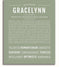 Gracelynn | Name Art Print – Name Stories