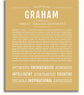 Graham | Name Art Print – Name Stories