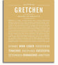 Gretchen | Name Art Print – Name Stories
