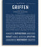 Griffen | Name Art Print – Name Stories
