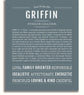Griffin | Name Art Print – Name Stories