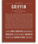 Griffin | Name Art Print – Name Stories