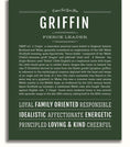Griffin | Name Art Print – Name Stories