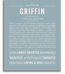 Griffin | Name Art Print – Name Stories