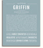 Griffin | Name Art Print – Name Stories