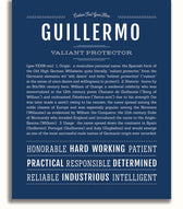 Guillermo | Name Art Print – Name Stories