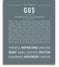 Gus | Name Art Print – Name Stories