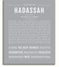 Hadassah | Name Art Print – Name Stories