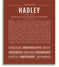Hadley | Name Art Print – Name Stories