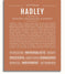 Hadley Personalized Name Meaning Art Prints – Name Stories